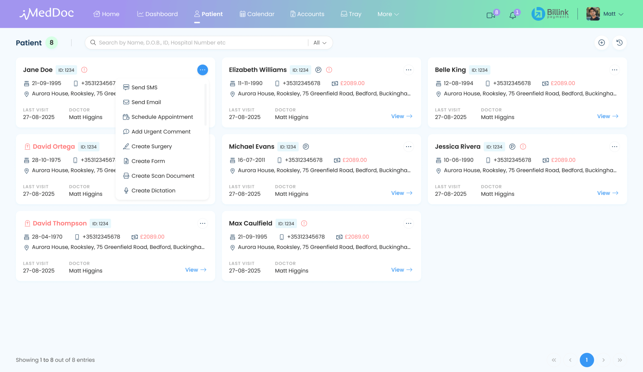 iMeddoc - Private Practice Management System for Private Practices