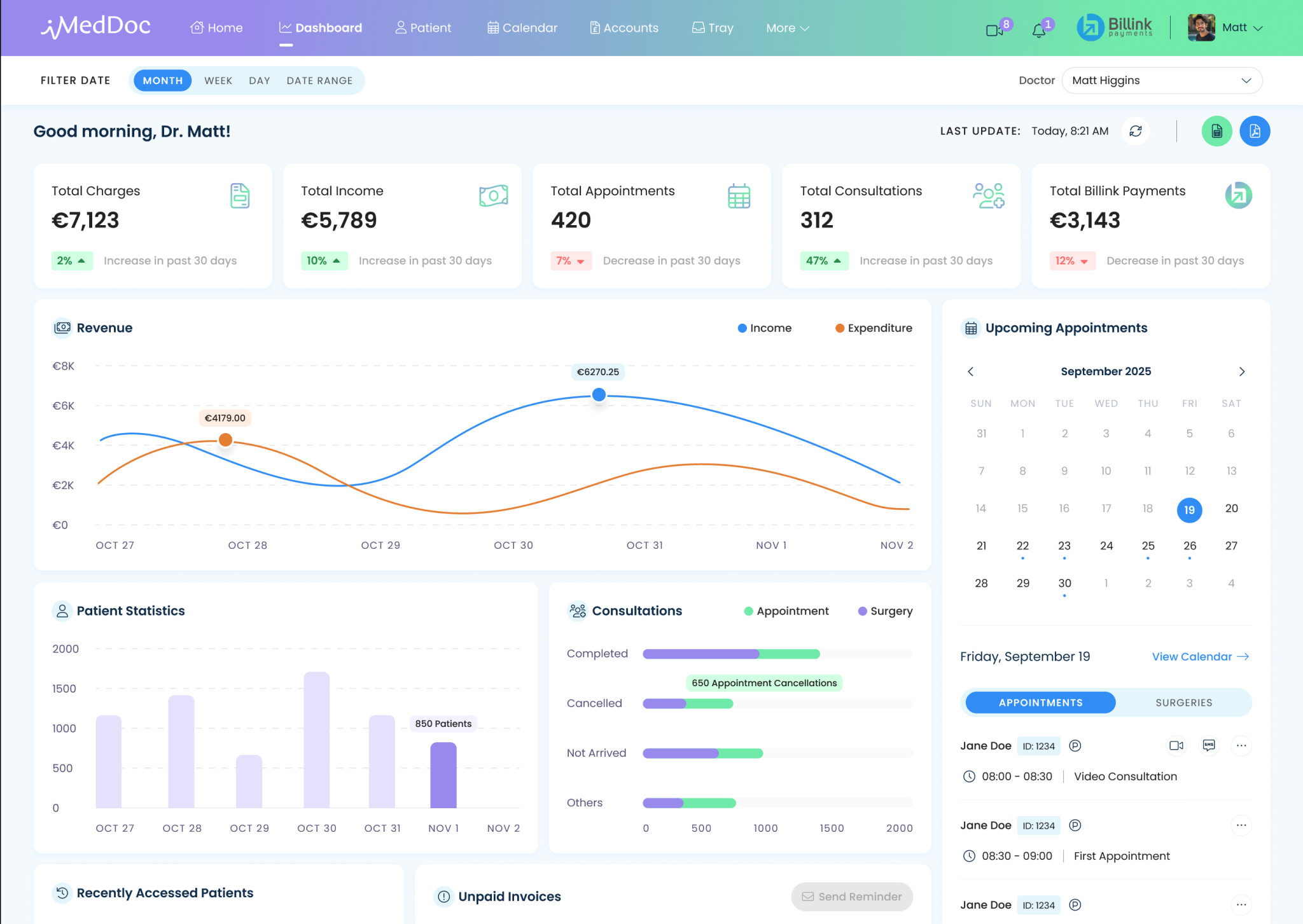 iMeddoc - Private Practice Management System for Private Practices